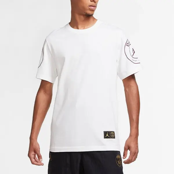 JORDAN Paris Saint-germain Printing Logo Short Sleeve