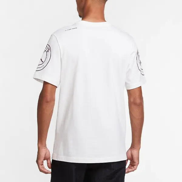 JORDAN Paris Saint-germain Printing Logo Short Sleeve