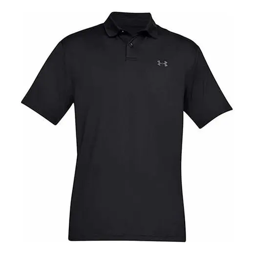 Under Armour Performance Polo 2.0 Golf Sports Breathable Short Sleeve Polo Shirt - Black