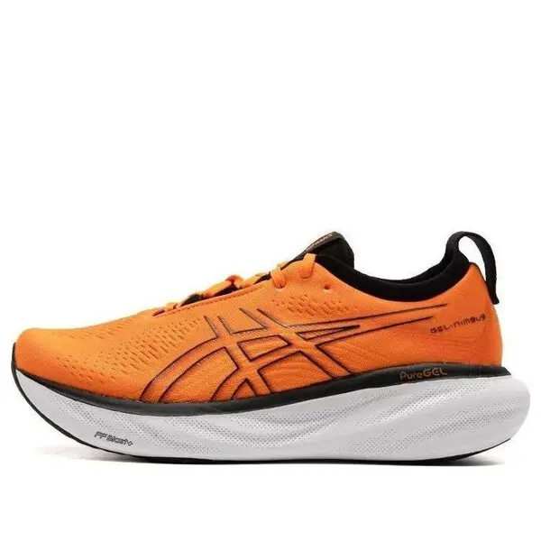 Asics Gel-nimbus 25 Athletic Sneakers - Orange/black