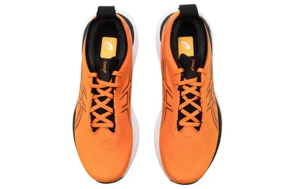 Asics Gel-nimbus 25 Athletic Sneakers - Orange/black