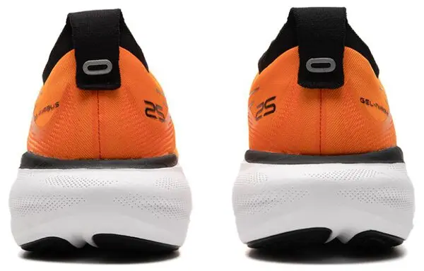 Asics Gel-nimbus 25 Athletic Sneakers - Orange/black