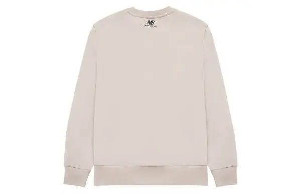 NEW BALANCE Crewneck Sweatshirt - Beige/black