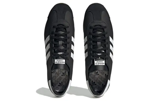 Adidas Country Og Lace-up Sneakers - Core Black