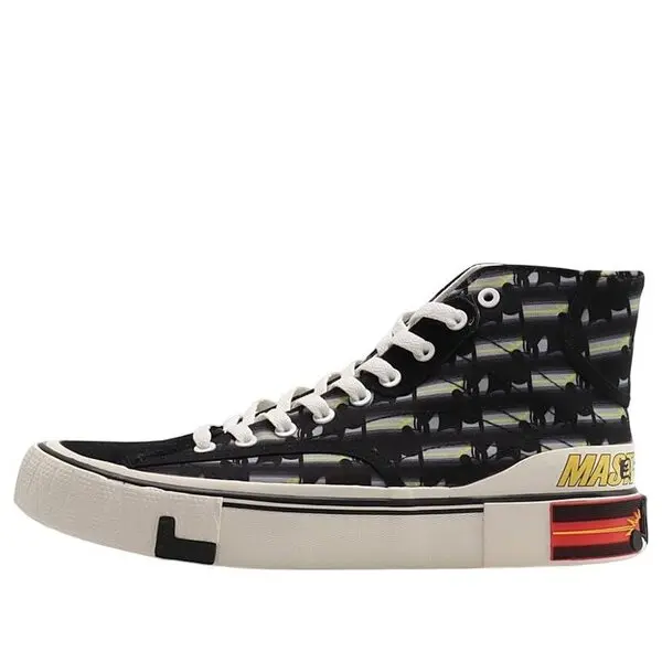 LI-NING Superwave Canvas Hi Top Sneakers - Black