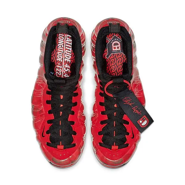 Nike Foamposite One Premium Db "doernbecher" Sneakers - Red/black