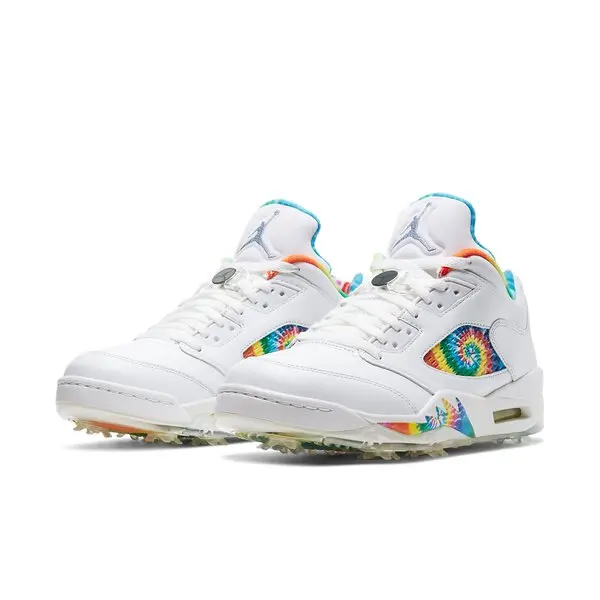 JORDAN Air 5 Low Golf "peace, Love, And Golf" Sneakers