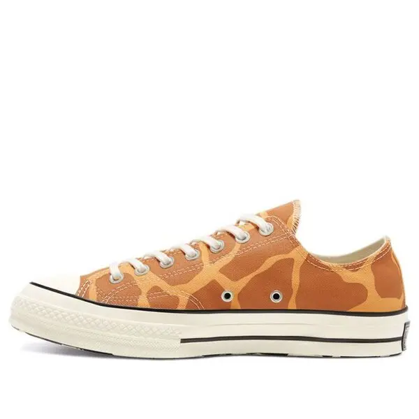CONVERSE Chuck 70 Low Top Archival Giraffe Print Sneakers - Yellow