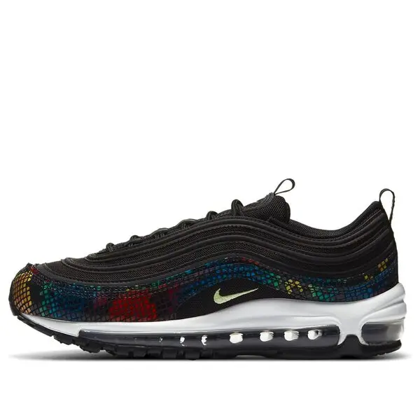 Nike Max 97 Se "rainbow Snake" Sneakers - Black