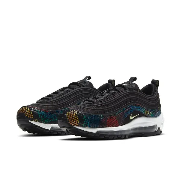 Nike Max 97 Se "rainbow Snake" Sneakers - Black
