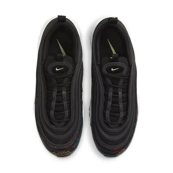 Nike Max 97 Se "rainbow Snake" Sneakers - Black