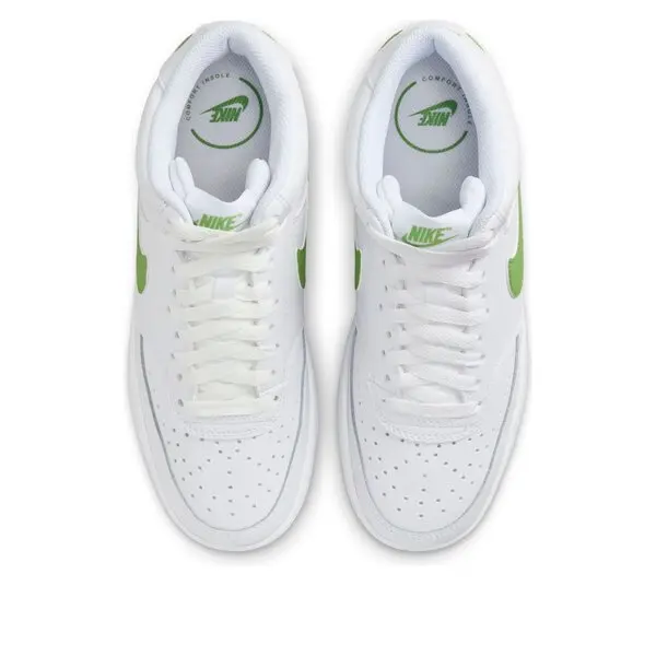 Nike Court Vision Mid Sneakers - White/green