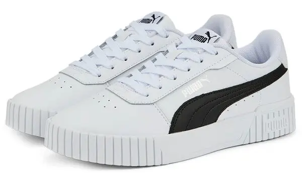 PUMA Carina 2.0 Low Top Sneakers - White/black