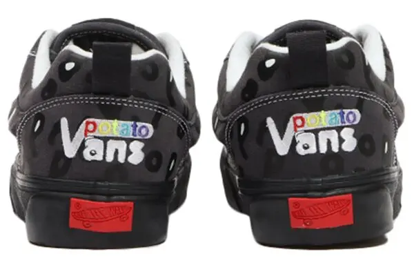 VANS Imran Potato X Knu-skool Vr3 Lx 'leopard Asphalt' Low Top Sneakers - Black