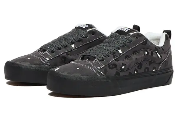 VANS Imran Potato X Knu-skool Vr3 Lx 'leopard Asphalt' Low Top Sneakers - Black