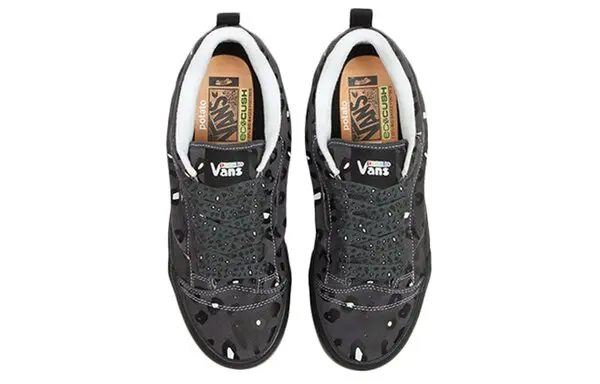VANS Imran Potato X Knu-skool Vr3 Lx 'leopard Asphalt' Low Top Sneakers - Black