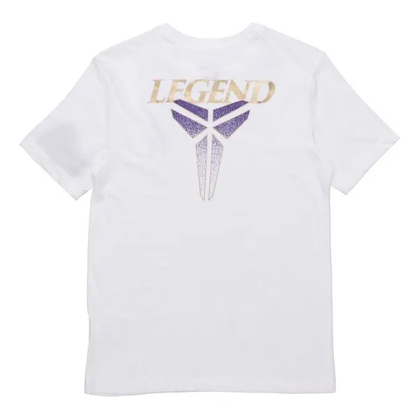 Nike Kobe Quick Dry Sports Short Sleeve T-shirt - White