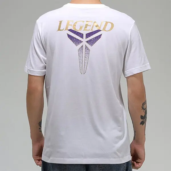 Nike Kobe Quick Dry Sports Short Sleeve T-shirt - White