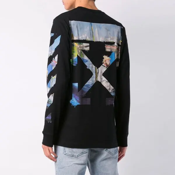 Off-White Diag Arrows Long Sleeve T-shirt