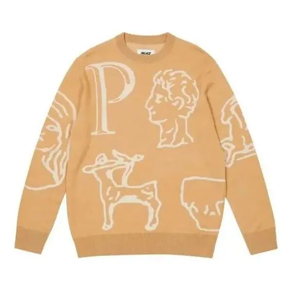 PALACE Archaeology Knit Sweater - Orange