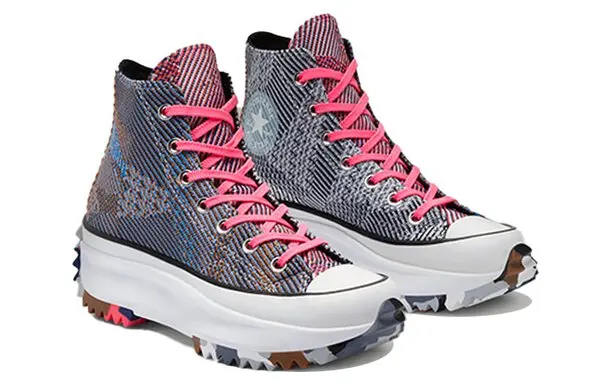 CONVERSE Run Star Hike High Knit Mashup Sneakers
