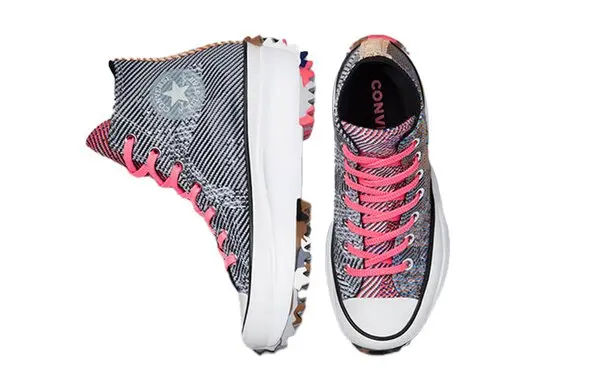 CONVERSE Run Star Hike High Knit Mashup Sneakers