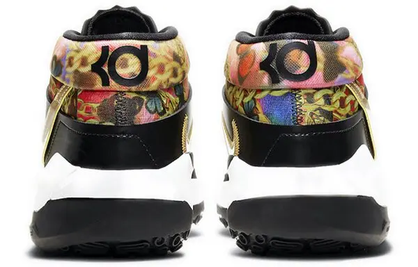 Nike Kd "hyped" Mid-top Basketball Sneakers - Multi-color