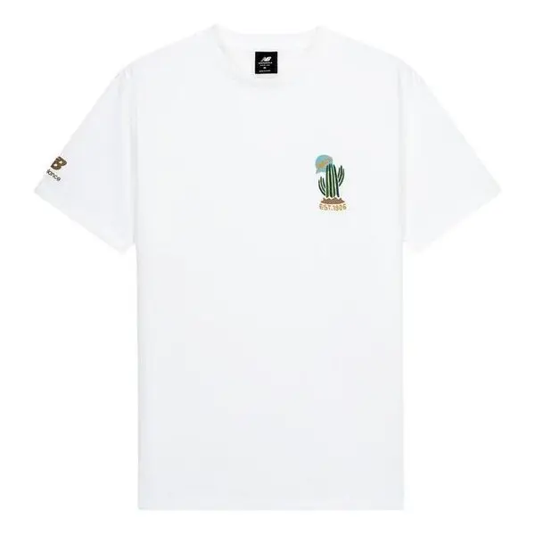 NEW BALANCE Nbx Endless Summer Graphic T-shirt Asia Sizing - White