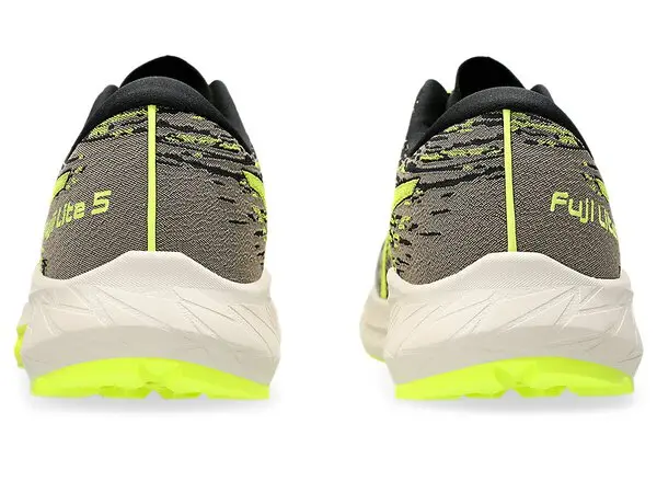 Asics Fuji Lite 5 Athletic Sneakers - Black/safety Yellow
