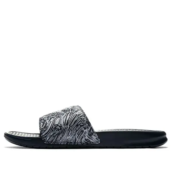 Nike Benassi Jdi Print Slides - Obsidian