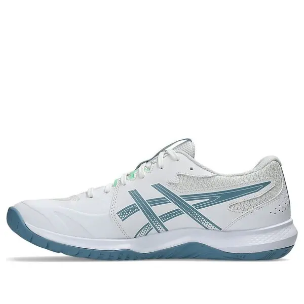 Asics Gel-tactic 13 Wide 2e Athletic Sneakers - White/saba Blue