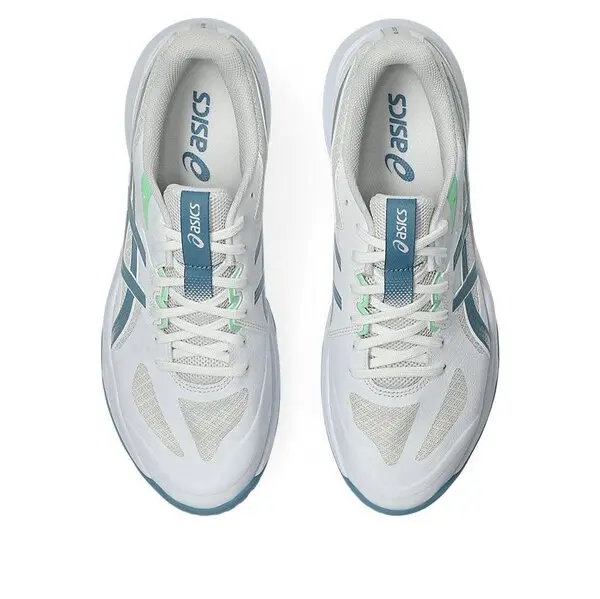 Asics Gel-tactic 13 Wide 2e Athletic Sneakers - White/saba Blue