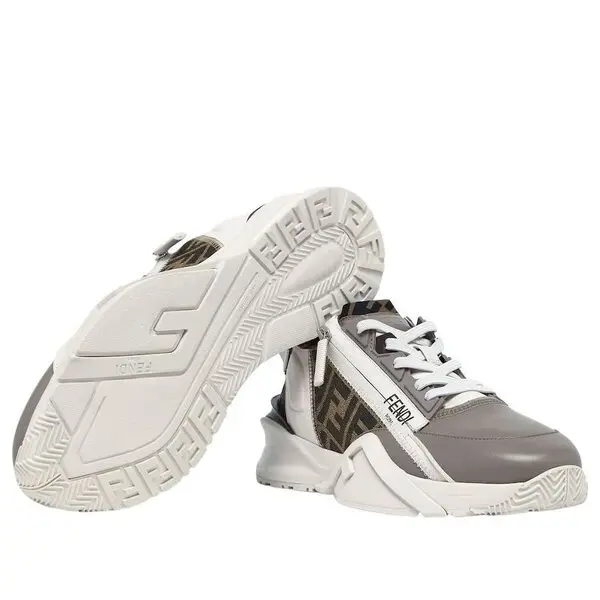 Fendi Flow Sneakers - Beige