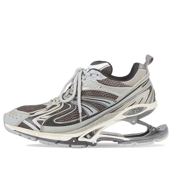 Balenciaga X-pander Low Top Sneakers - Graybrown
