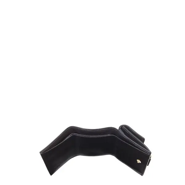 Fendi Micro Trifold Baguette Wallet - Black