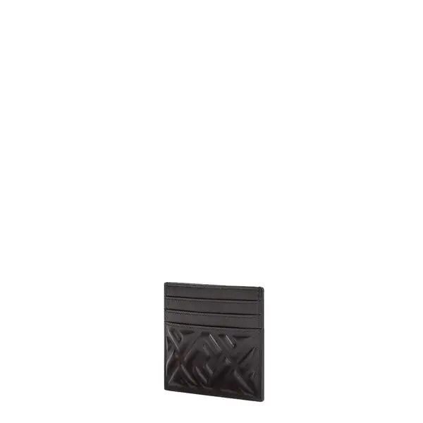 Fendi Ss26 Baguette Card Case - Black