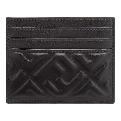 Fendi Ss26 Baguette Card Case - Black