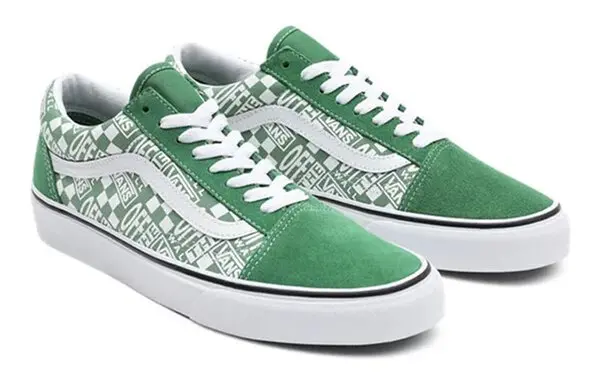 VANS Old Skool 'off The Wall' Sneakers - Greenlog