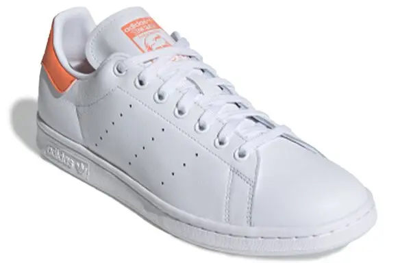 Adidas Stan Smith Sneakers - White/orange