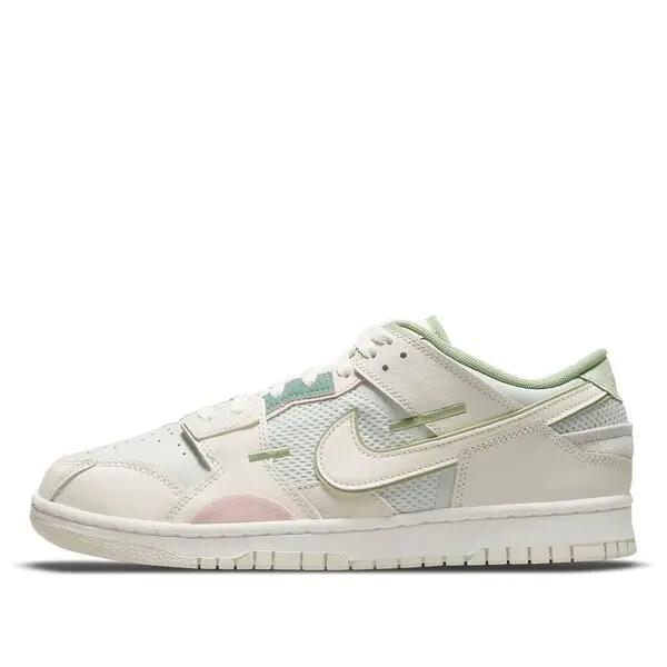 Nike Dunk Scrap Se Low Top Sneakers - White/green