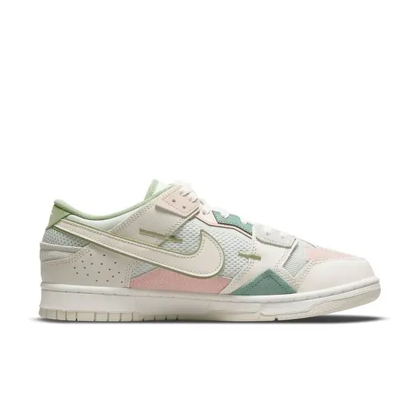 Nike Dunk Scrap Se Low Top Sneakers - White/green