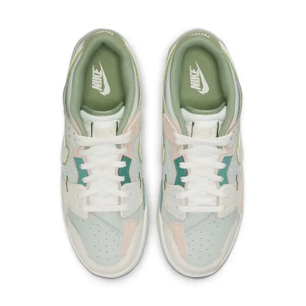 Nike Dunk Scrap Se Low Top Sneakers - White/green