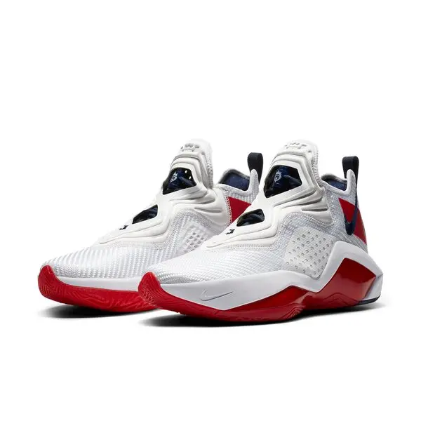 Nike Lebron Soldier 14 'usa' Sneakers - White/red