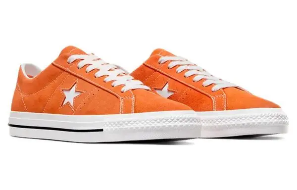 CONVERSE One Star Pro Sneakers - Orange/white