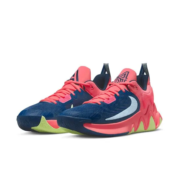Nike Giannis Immortality 2 "dark Marina Blue Laser Crimson" Dm0825-400