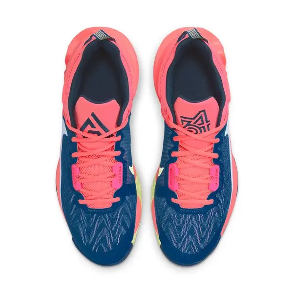 Nike Giannis Immortality 2 "dark Marina Blue Laser Crimson" Dm0825-400