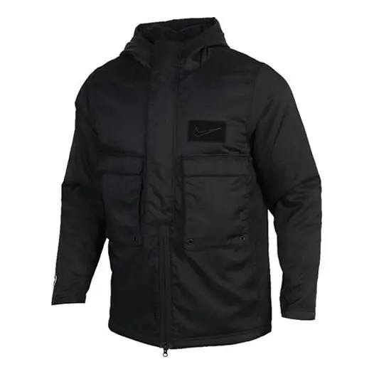 Nike Lebron Big Pocket Hooded Jacket - Black