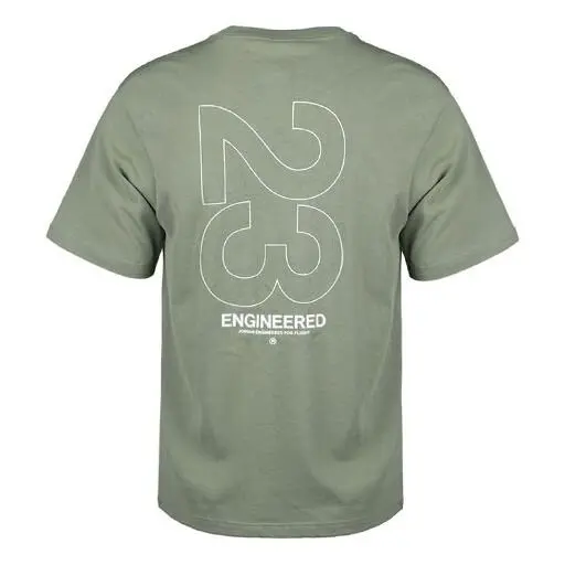 JORDAN 23 Enginereed Short Sleeve Round Neck Tops Short Sleeve - Green