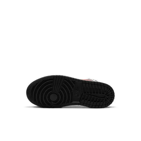 JORDAN 1 Mid Sneakers - Black/chile Red/white