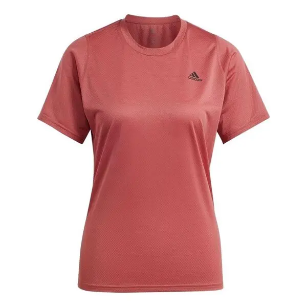 Adidas Run Icon 3 Bar T-shirt Asia Sizing - Red